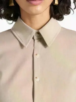 Manière De Voir Tailored Cinch Shirt - Neutrals