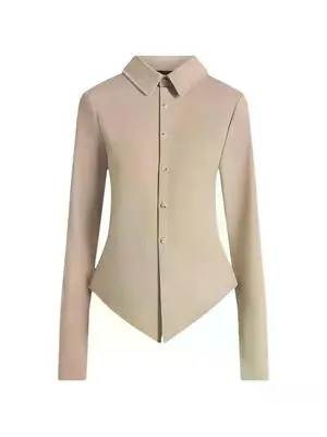 Manière De Voir Tailored Cinch Shirt - Neutrals