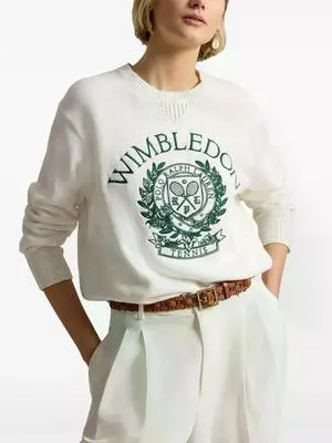 Polo Ralph Lauren Wimbledon Embroidered Crew Neck Sweater