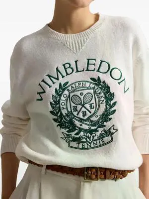 Polo Ralph Lauren Wimbledon Embroidered Crew Neck Sweater