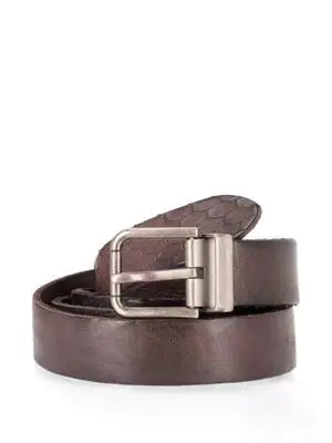 Dolce & Gabbana Scales-effect Leather Belt
