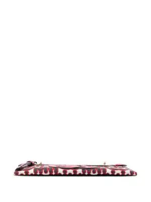 Miu Miu Jacquard And Goatskin Pouch