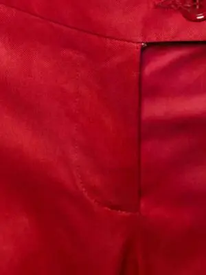 Moschino Tailored Trousers With Button And Zip Fly - Red