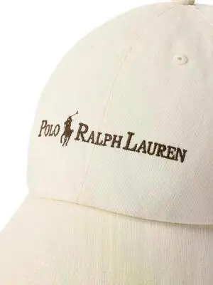Polo Ralph Lauren Embroidered Cotton Twill Cap - Neutrals