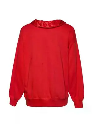 Kenzo Ruffled Collar Sweatshirt - Red