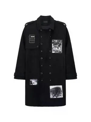 RtA Julian Patch-detail Trench Coat