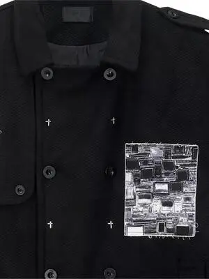 RtA Julian Patch-detail Trench Coat