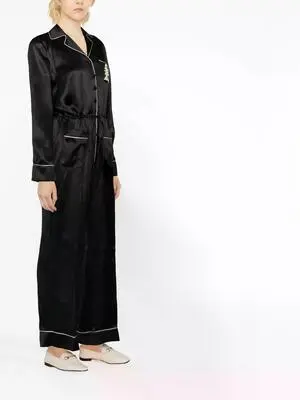Gucci Embroidered Logo Jumpsuit