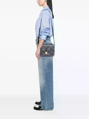 LOUIS VUITTON Monogram Jacquard Since 1854 Pochette Metis Satchel - Black