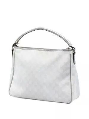 Gucci Gg Supreme Joy Handbag - Silver