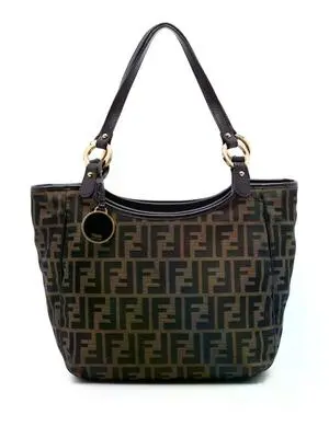Fendi Zucca Canvas Chef Tote Bag - Brown