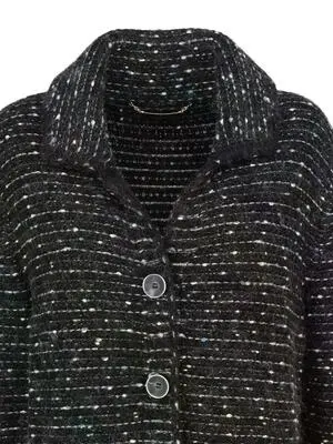 FALCONERI Bouclé-knit Button-up Coat