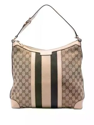 Gucci Medium Gg Canvas Shoulder Bag - Neutrals