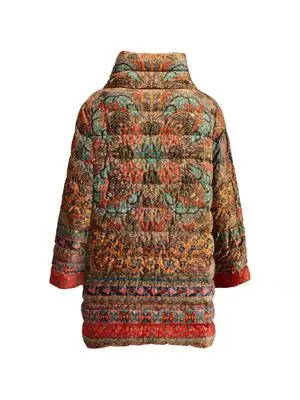 Etro Quilted Paisley Print Coat