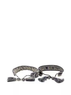 Dior J'adior Woven Bracelets With Tassels