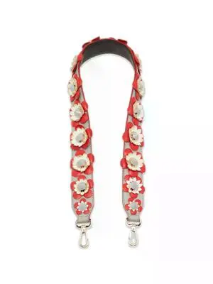 Fendi Flowerland Bag Strap - Grey