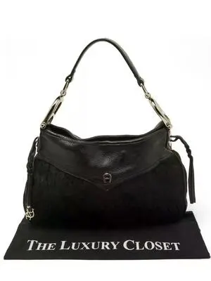 AIGNER Signature Monogram Tote Bag - Black