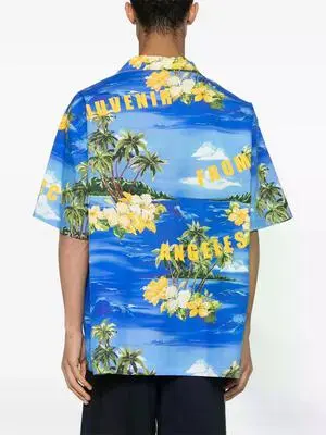 Gucci Palm Tree-print Bowling Shirt
