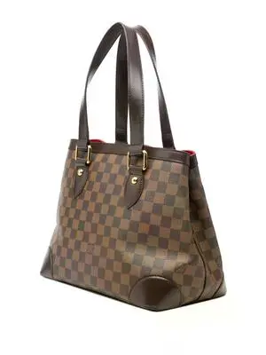 LOUIS VUITTON Damier Ebene Hampstead Pm Tote Bag - Brown