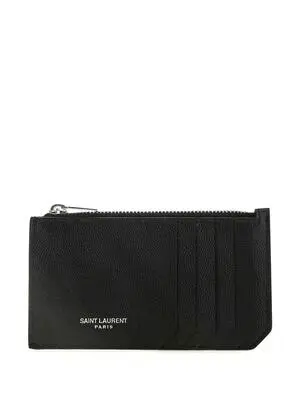 Saint Laurent Fragments Card Holder - Black