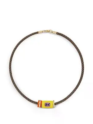 ROXANNE ASSOULIN Cylinder Crystal-embellished Necklace