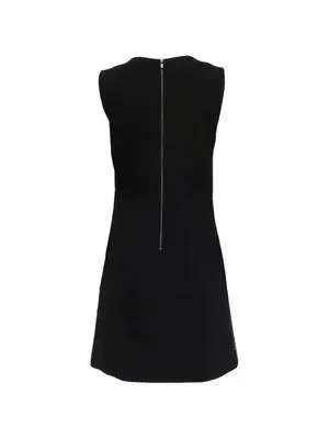 Diane Von Furstenberg Yvette Metallic V-neck Dress