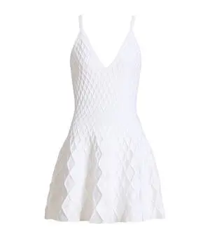 Balmain Knitted Flared Mini Dress