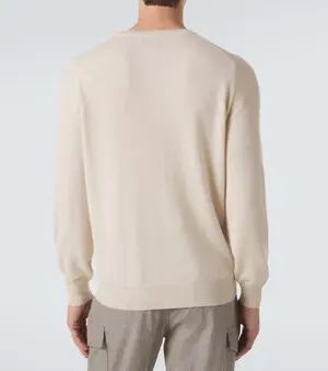 Brunello Cucinelli Cashmere Crewneck Sweater - Beige