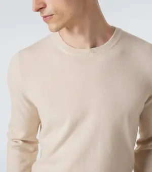 Brunello Cucinelli Cashmere Crewneck Sweater - Beige
