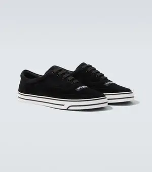 Dolce & Gabbana Suede Lace-up Sneakers - Black