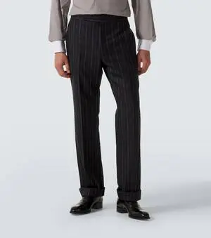 TOM FORD Striped Wool Trousers