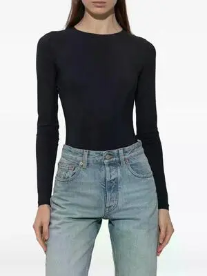 MAISON MARGIELA Long-sleeve Bodysuit With Signature Numbers Print
