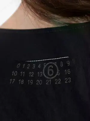 MAISON MARGIELA Long-sleeve Bodysuit With Signature Numbers Print