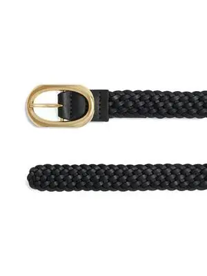 ANINE BING Braided Leather Belt