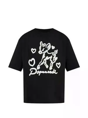 Dsquared2 Graphic-print T-shirt - Black