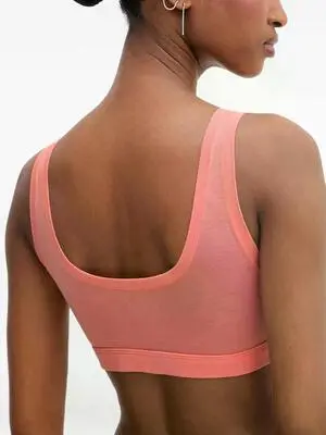 Polo Ralph Lauren Embroidered-logo Scoop-neck Bra