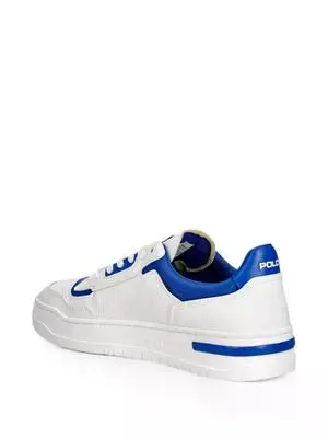 Polo Ralph Lauren Logo-embroidered Leather Sneakers