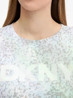 Dkny Leopard Print Logo Nightdress