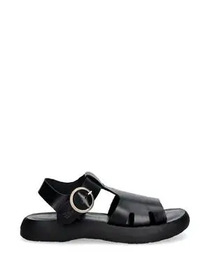 Fly London Buckle-fastening Leather Sandals - Black