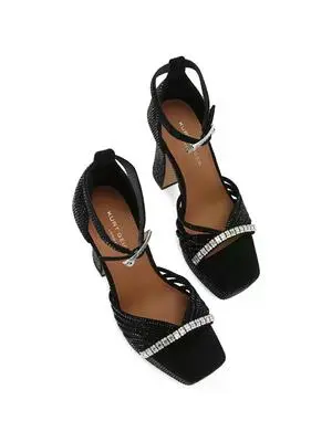 Kurt Geiger Crystal Embellished Platform Sandals
