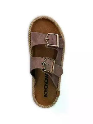 BOHONOMAD Buckle-fastening Rope-trimmed Espadrille Sandals