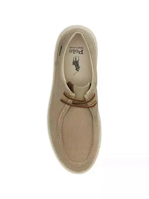 Polo Ralph Lauren Moccasin-stitched Canvas Lace-up Shoes