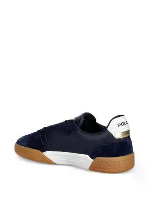 Polo Ralph Lauren Pony Motif Panelled Sneakers - Blue