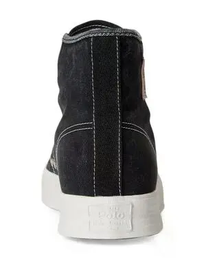 Polo Ralph Lauren Logo-patch High-top Sneakers