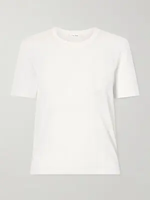 THE ROW Etina Cotton-jersey T-shirt