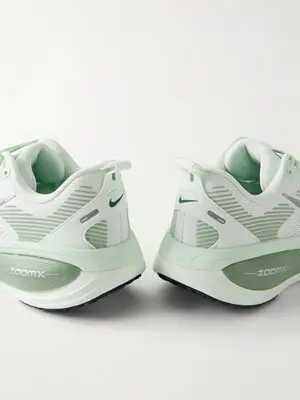 Nike Vomero 18 Mesh And Rubber-trimmed Trainers - Green