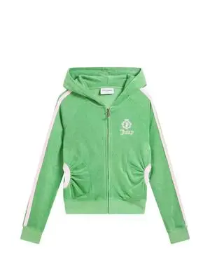 Juicy Couture Embroidered Logo Terry Hoodie - Green