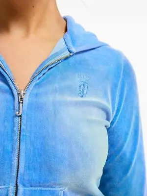 Juicy Couture Velour Zip-up Hoodie