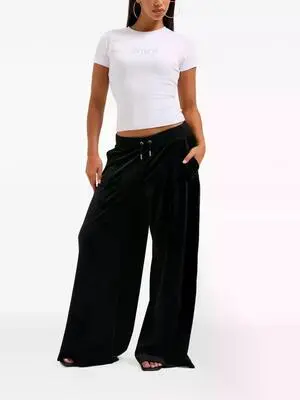Juicy Couture Velour Wide-leg Track Pants