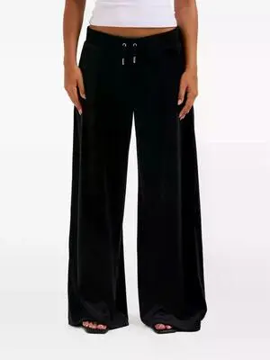 Juicy Couture Velour Wide-leg Track Pants